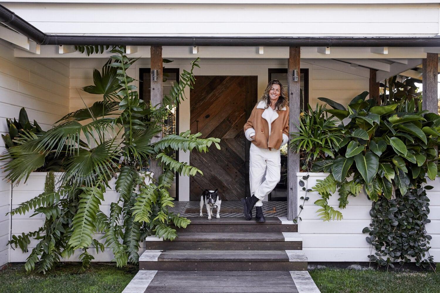 Step inside Jamie Blakey’s lush and rustic beachfront home