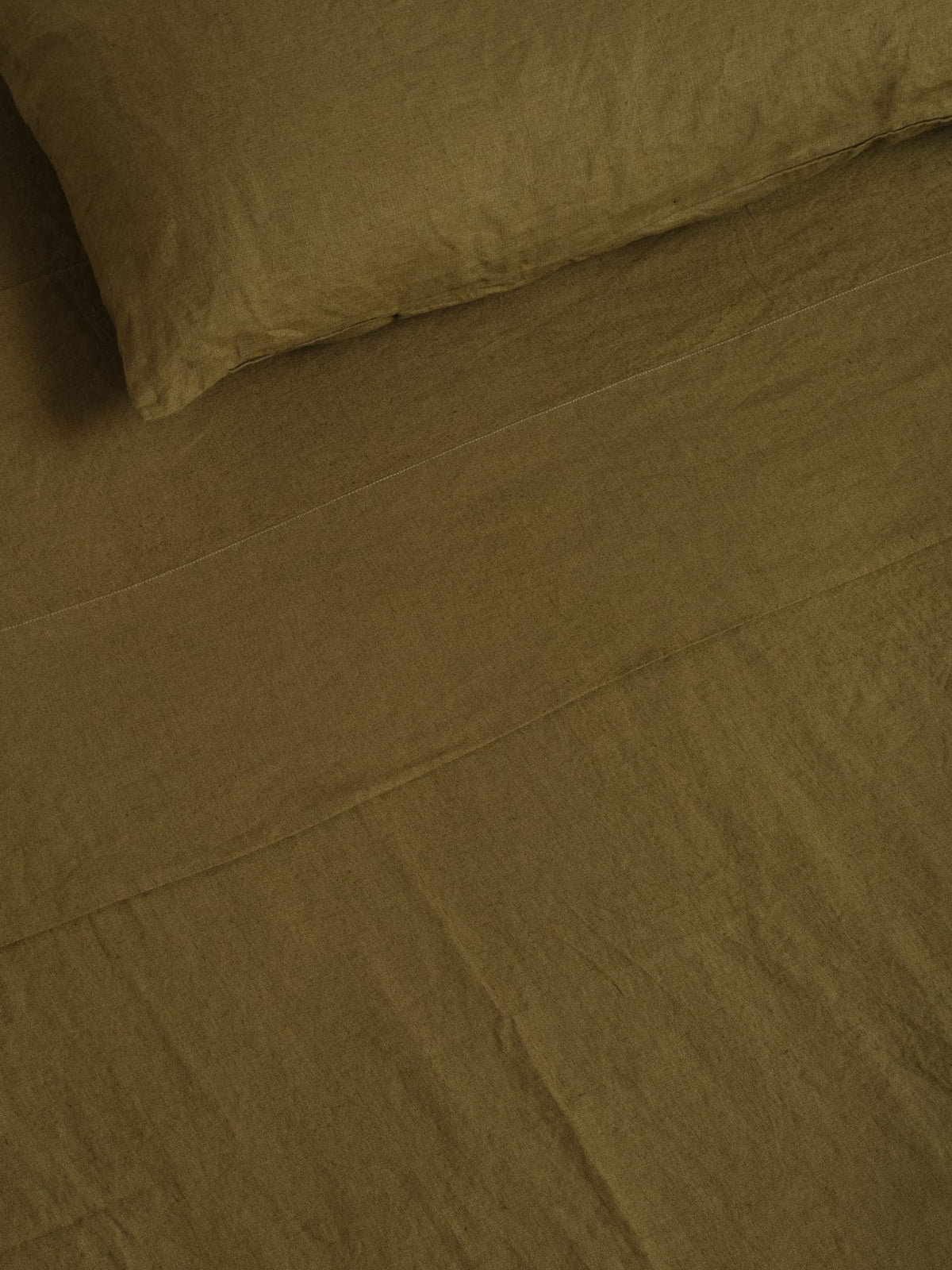 Olive French Linen Fitted Sheet – Carlotta+Gee