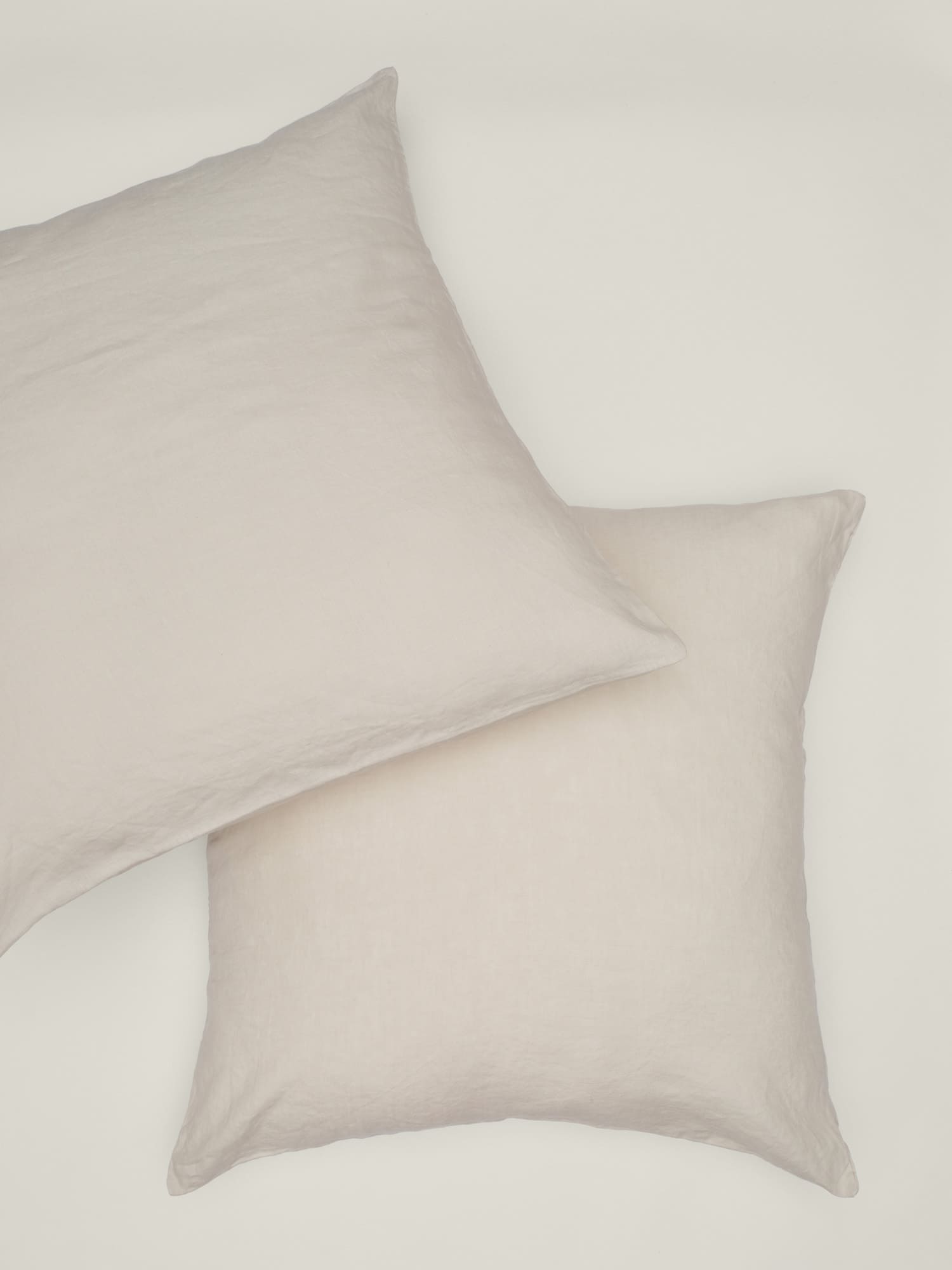 Cream European Linen Pillowcase Set – Carlotta+Gee
